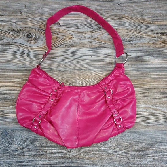 Bags | Bright Pink Shoulder Bag Purse | Poshmark